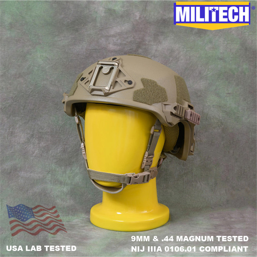 MILITECH® Wendy High Cut Tactical NIJ IIIA Ballistic Helmet With Dial ...