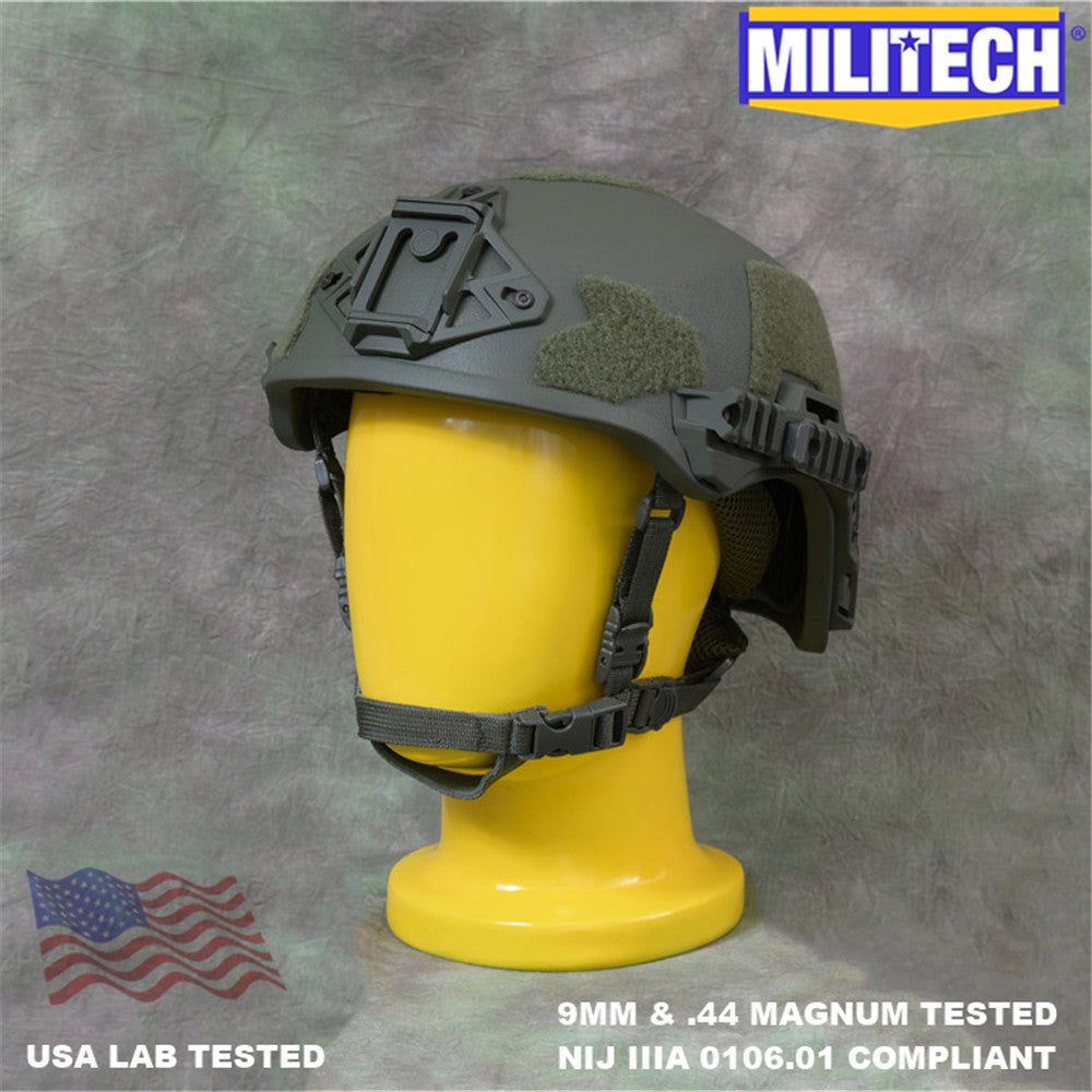 MILITECH® Wendy High Cut Tactical NIJ IIIA Ballistic Helmet With Dial ...