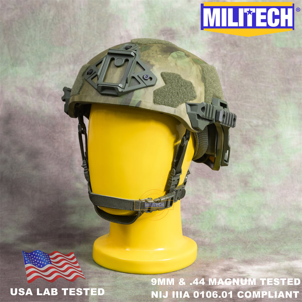 MILITECH® Wendy High Cut Tactical NIJ IIIA Ballistic Helmet With Dial # ...