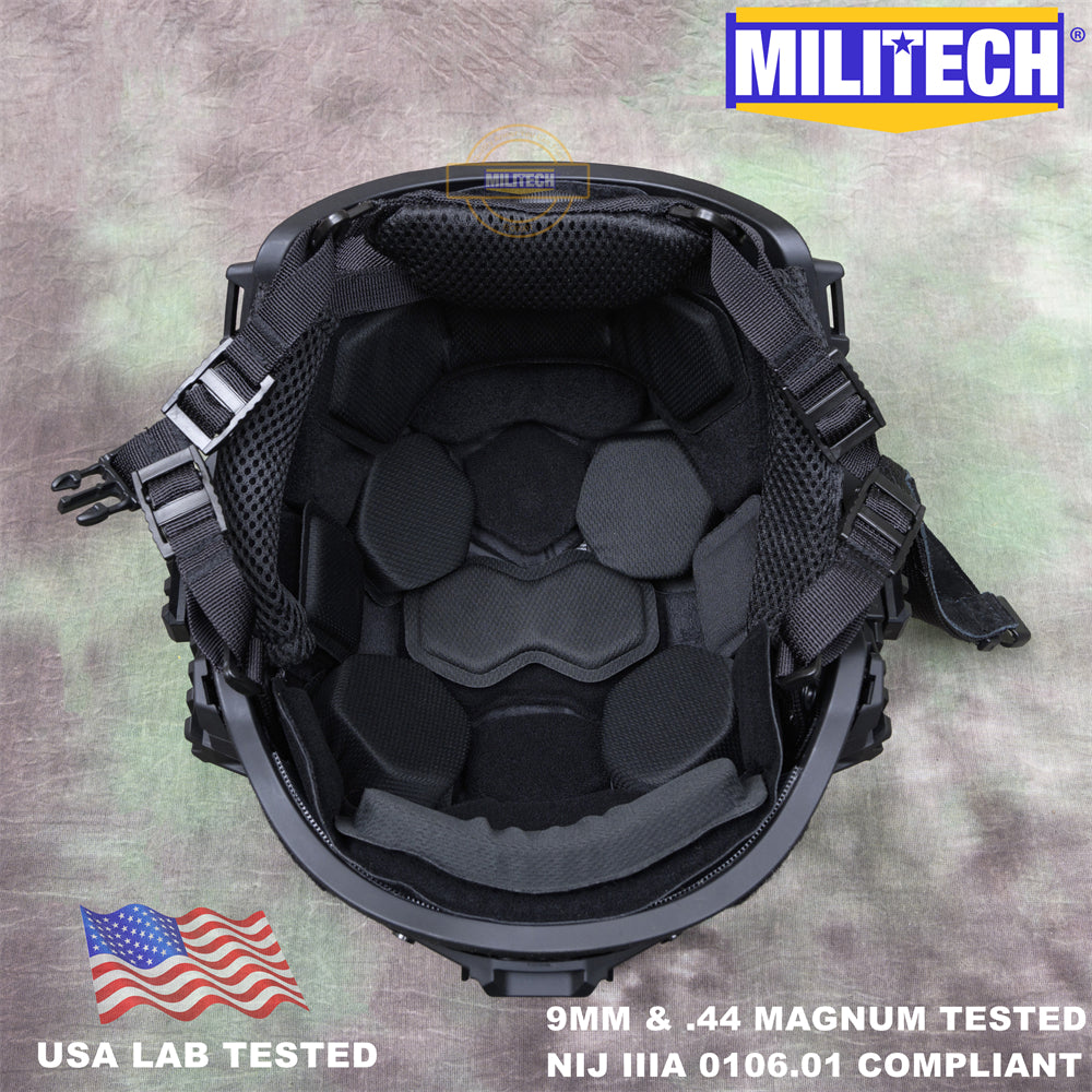MILITECH® Wendy High Cut Tactical NIJ IIIA Ballistic Helmet With Dial ...